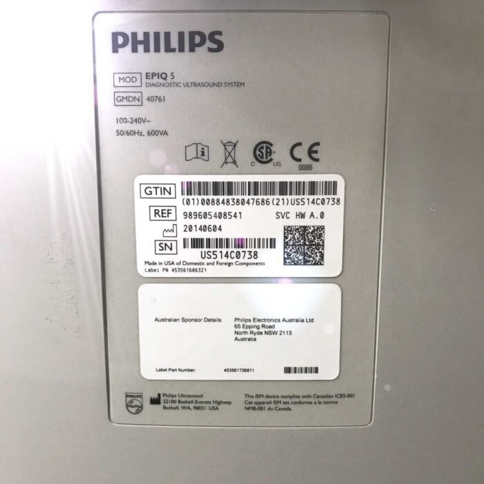 Philips EPIQ 5 Ultrasound Machine | Marcroft Medical