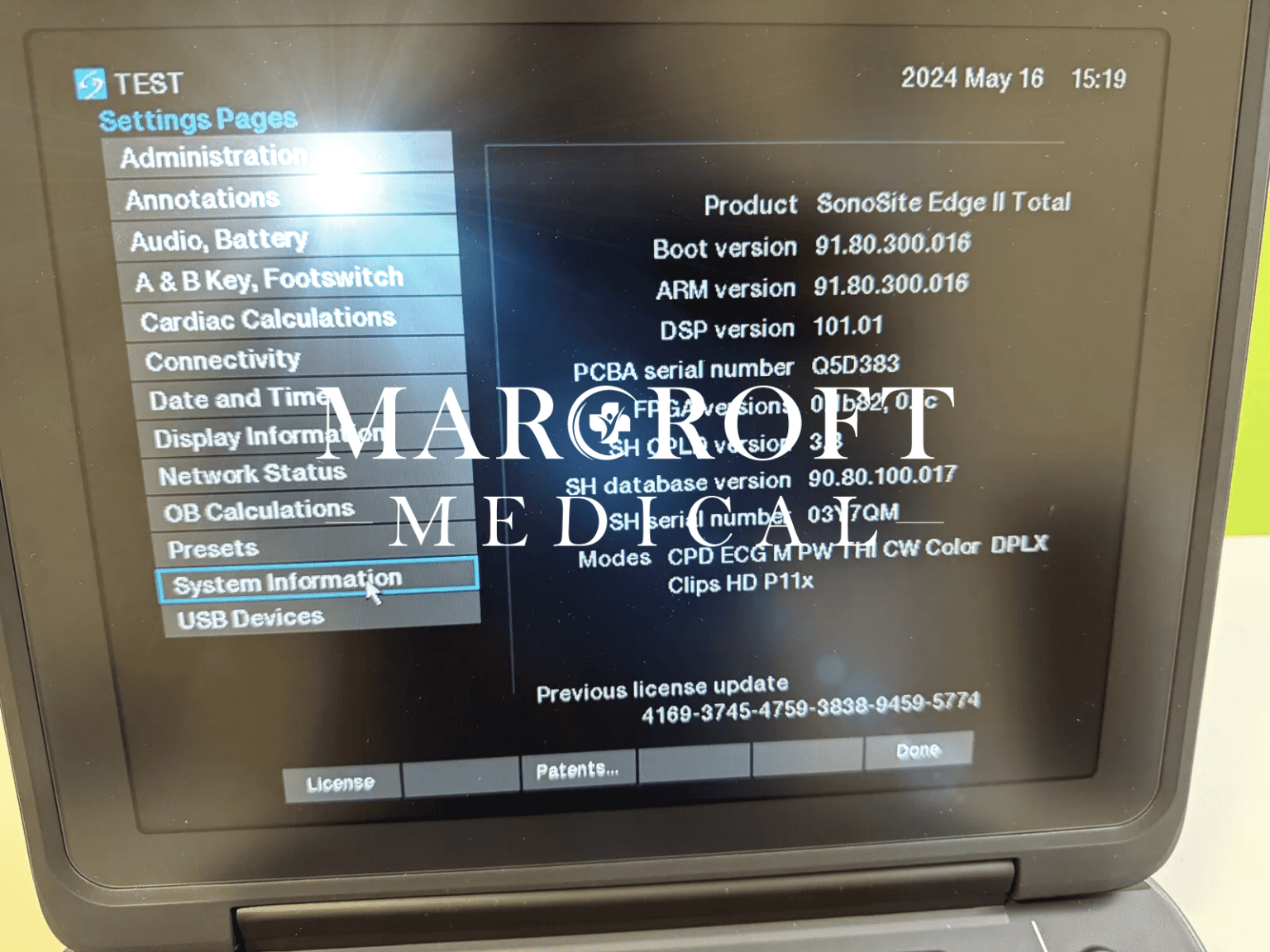 SonoSite Edge II Portable Ultrasound | Marcroft Medical
