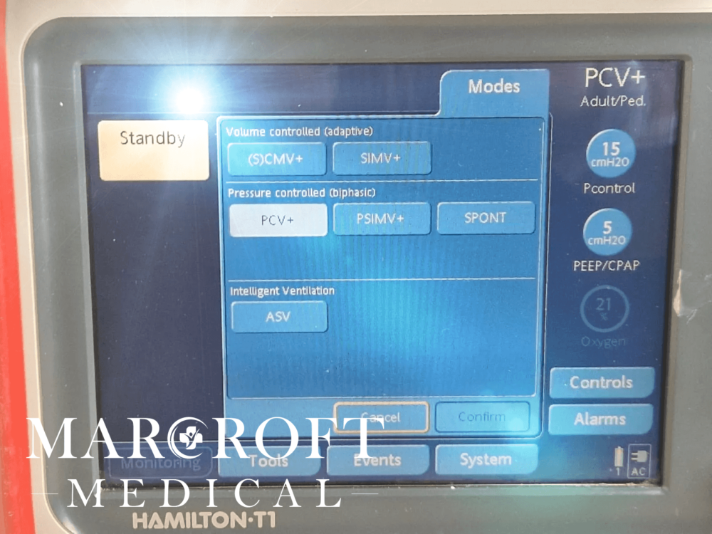 Hamilton T1 Transport Ventilator - Refurbished | Marcroft Medical
