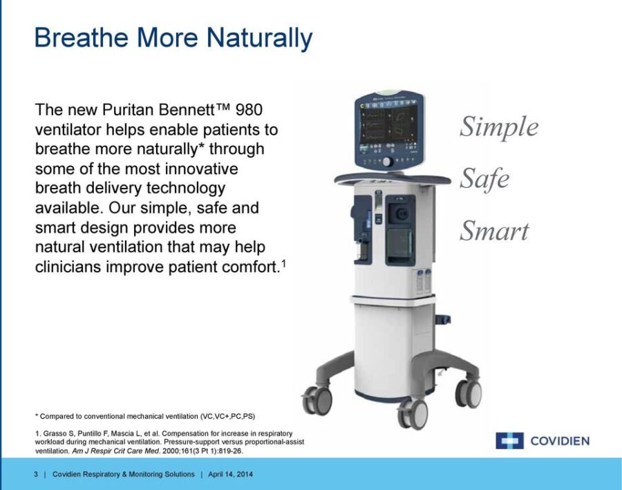 Puritan Bennett 980 Ventilator | Marcroft Medical