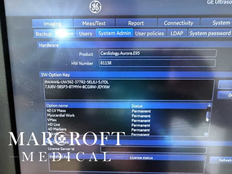 GE Vivid E95 4D Cardiac Ultrasound System | Marcroft Medical